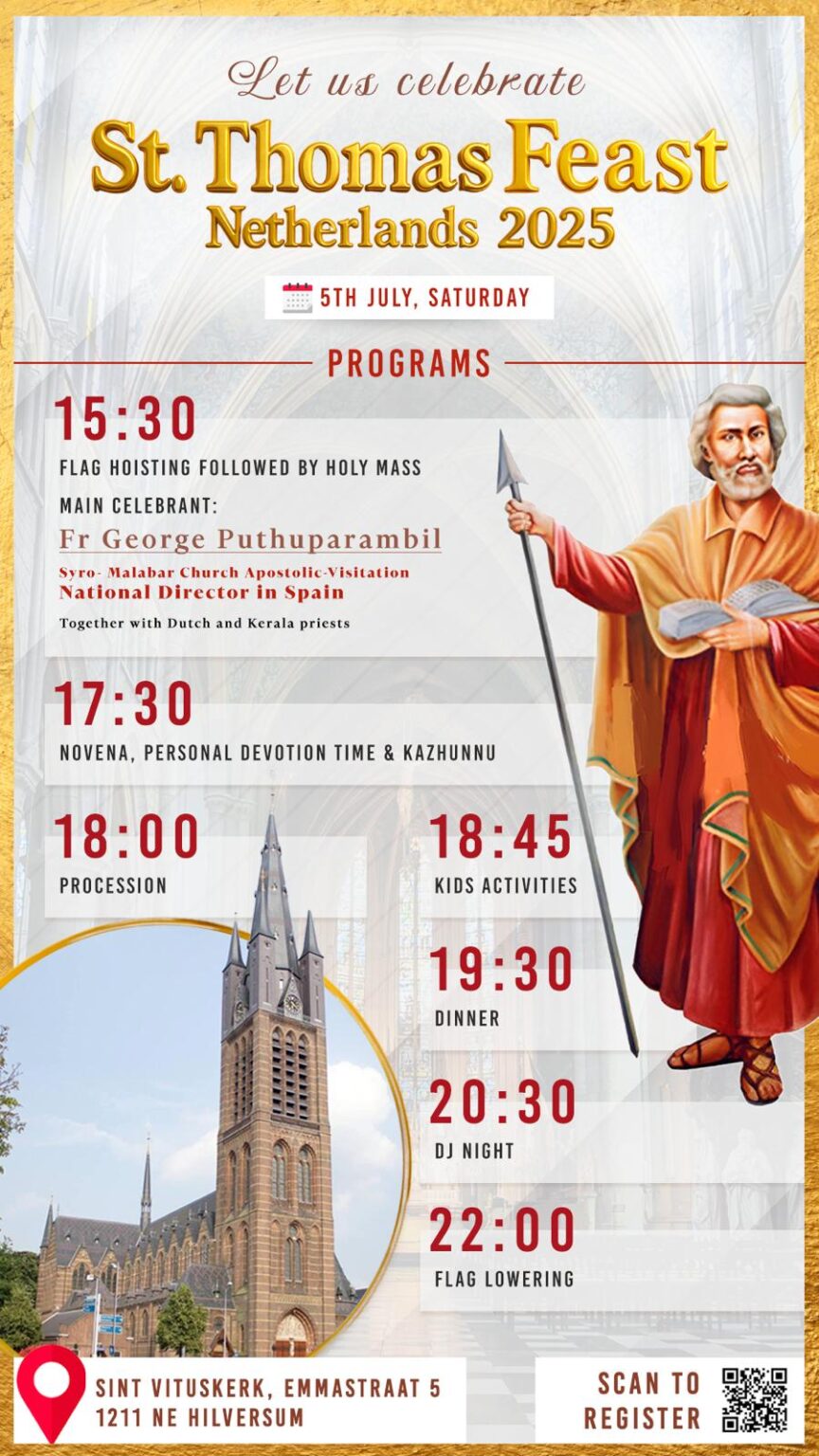International Parish: Feast of Saint Thomas the Apostle on Saturday 5th ...